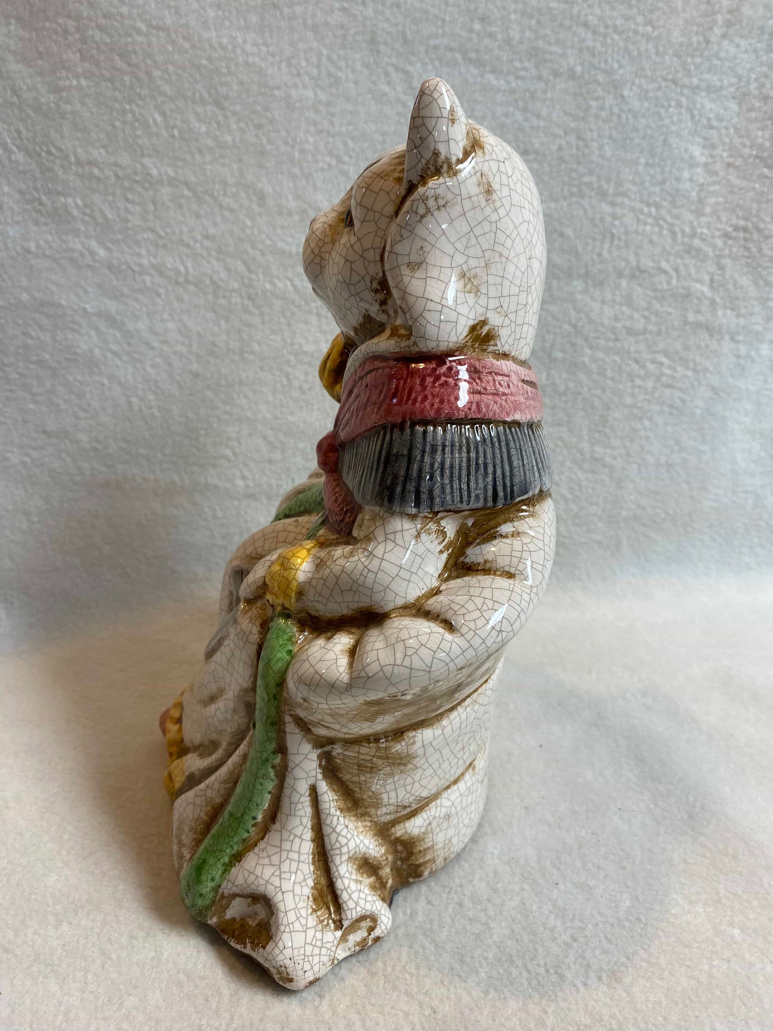 Vintage Fancy Cat in Victorian Dress Seated in a Chair - Etsy