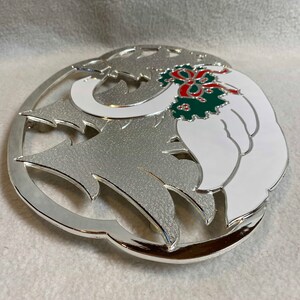 Vintage William A Rogers (oneida) Silverplate Holiday Swan Trivet - in ...