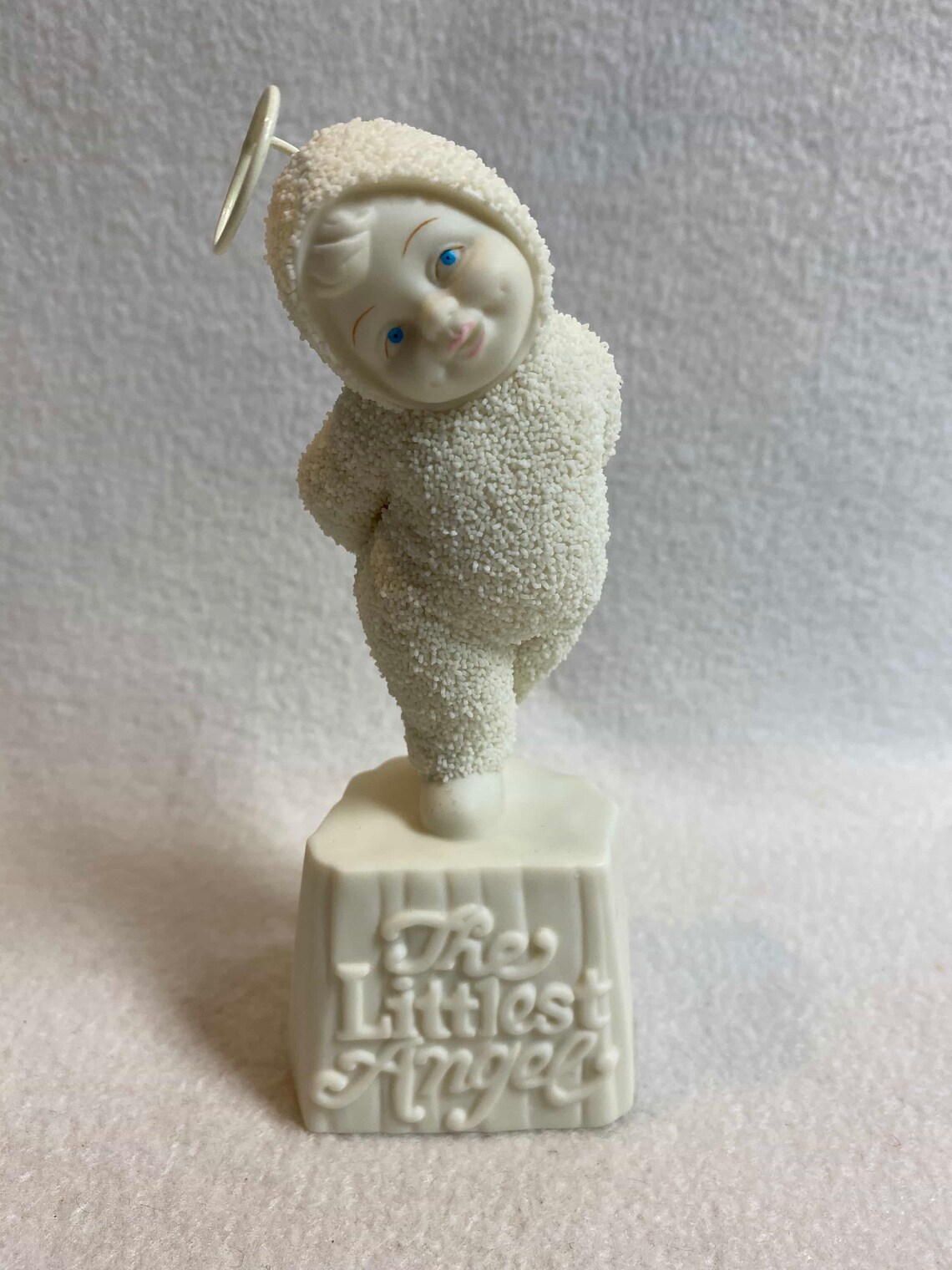 Snowbabies 'the Littlest Angel' on a Pedestal - Etsy