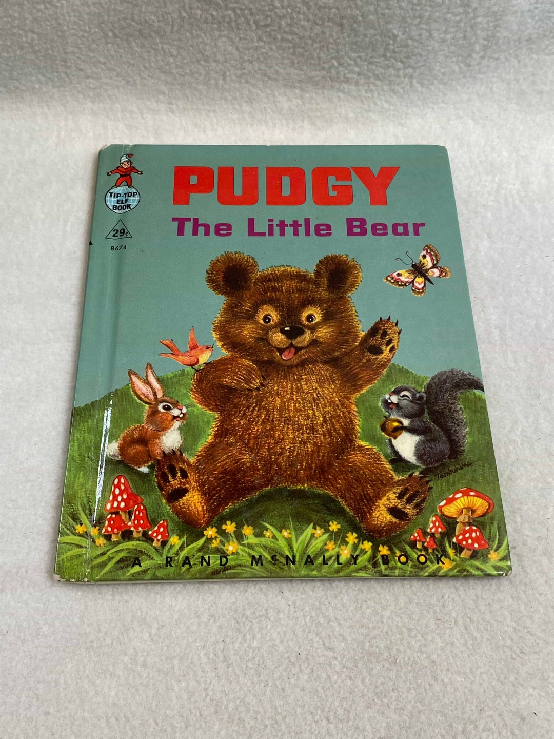 Vintage Rand Mcnally Tip Top Elf Children's Book (1964) - 'pudgy the ...