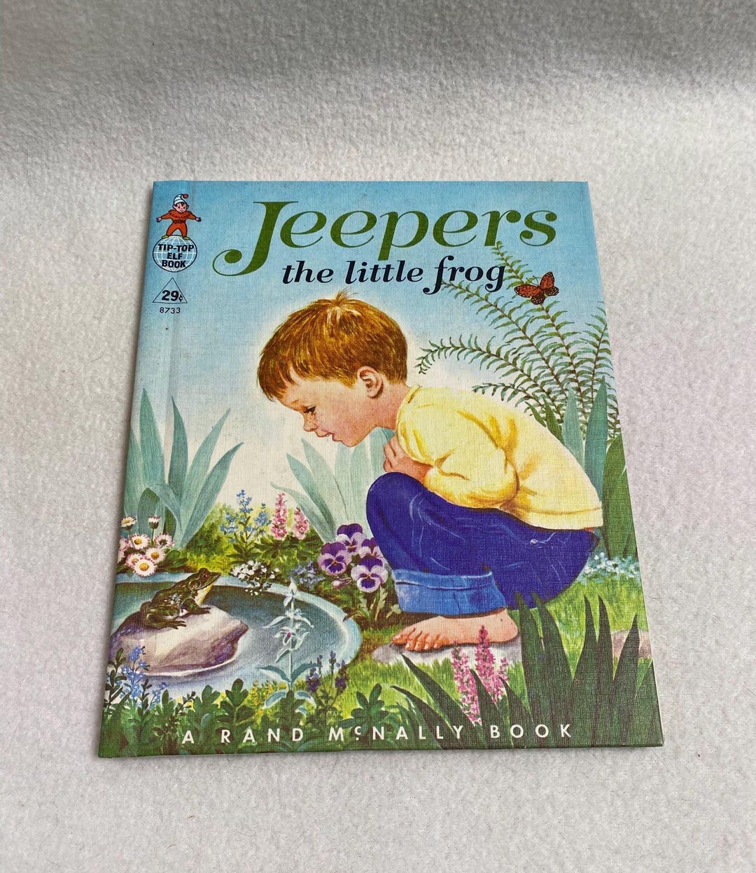Vintage Rand Mcnally Tip-top Elf Book (1965) - 'jeepers the Little Frog ...