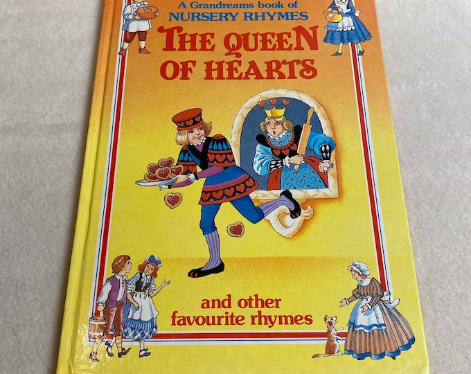 Vintage Children's Book (1988) - 'the Queen of Hearts' - Nursery Rhymes ...