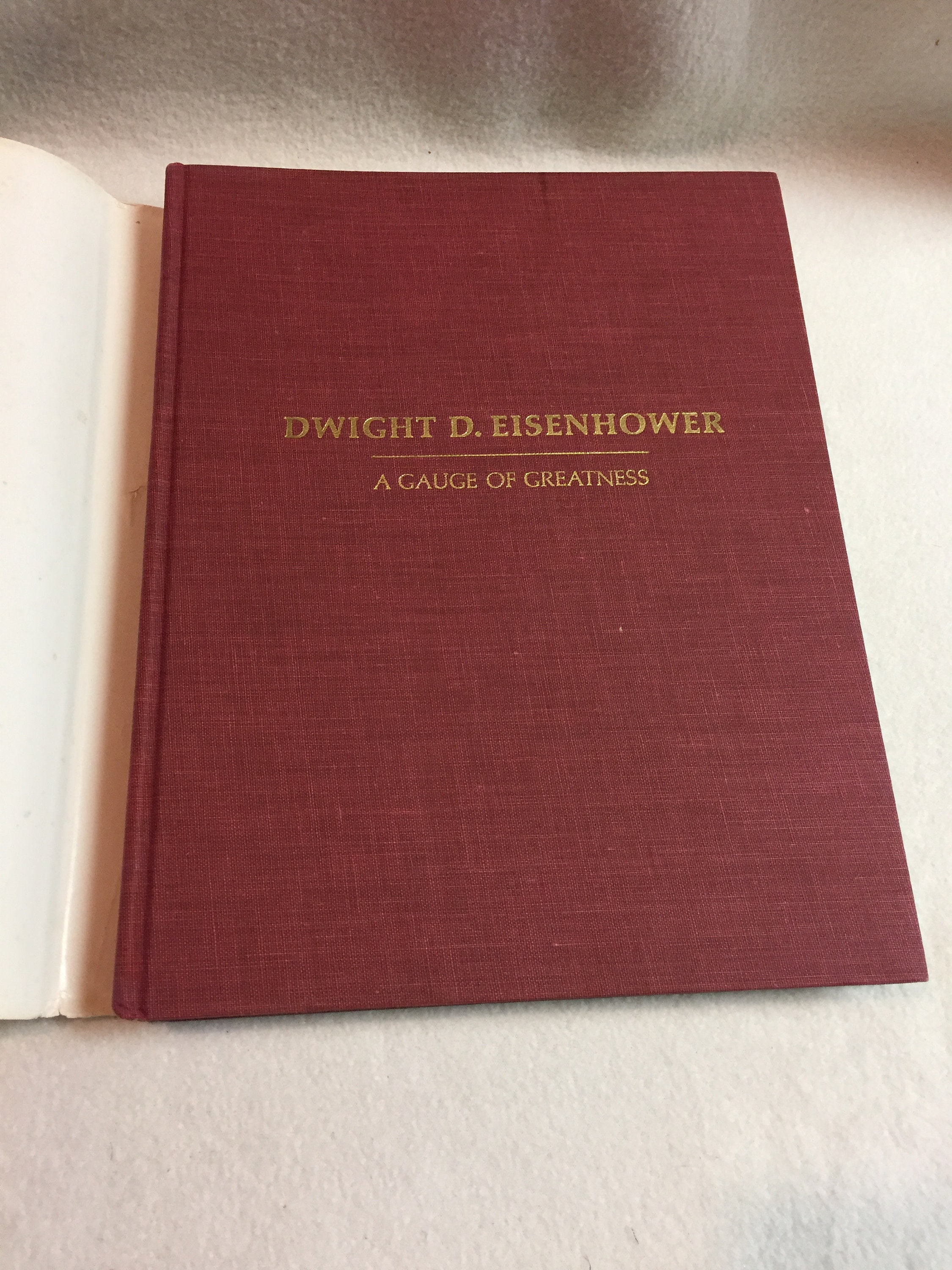 Presidential Book 1969 'dwight D. Eisenhower A Gauge - Etsy