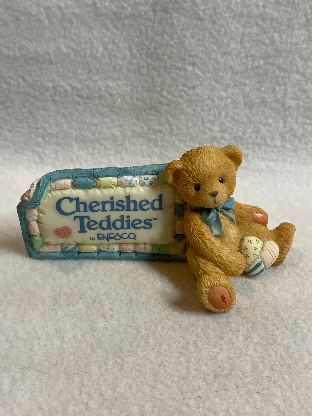 Cherished Teddies Figurine - Store Signage Plaque - in Original ...