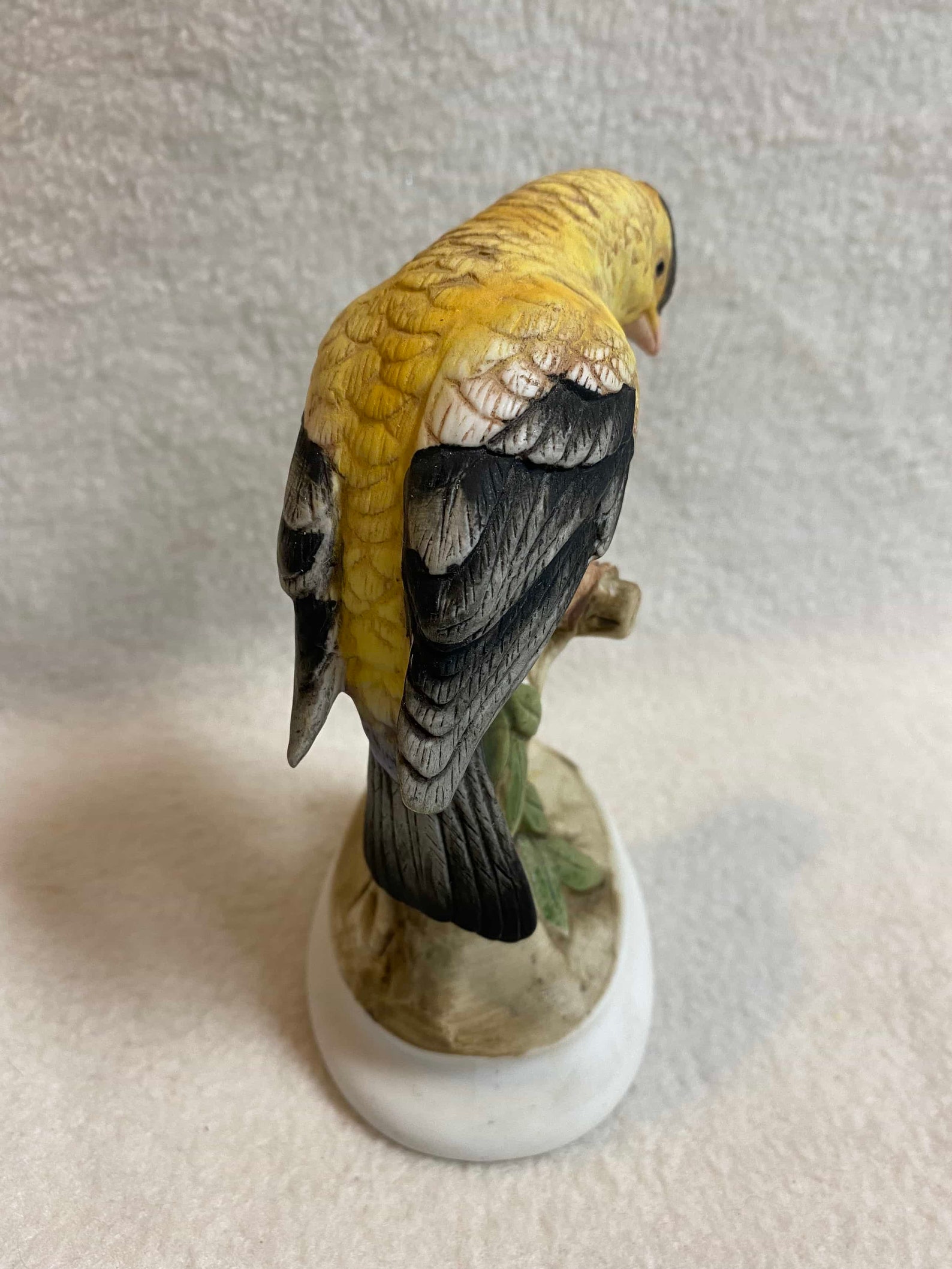 Vintage Lefton Goldfinch on Pedestal Figurine BCD517 - Etsy