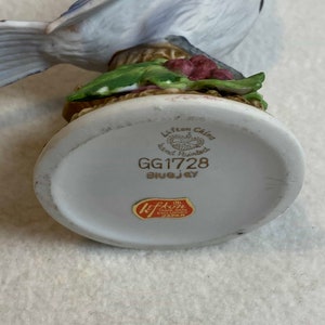 Lefton Handpainted Blue Jay Figurine (#BCD275) - Etsy