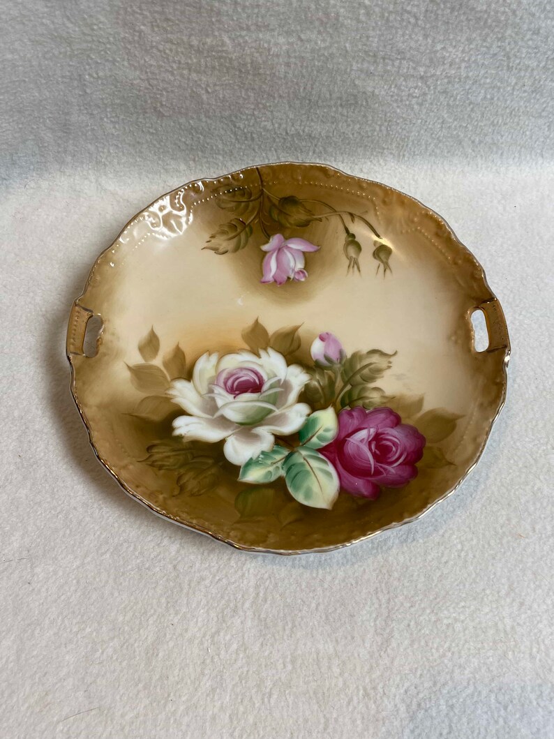 Vintage Lefton Pink Roses Chocolate Pot With Open Creamer - Etsy