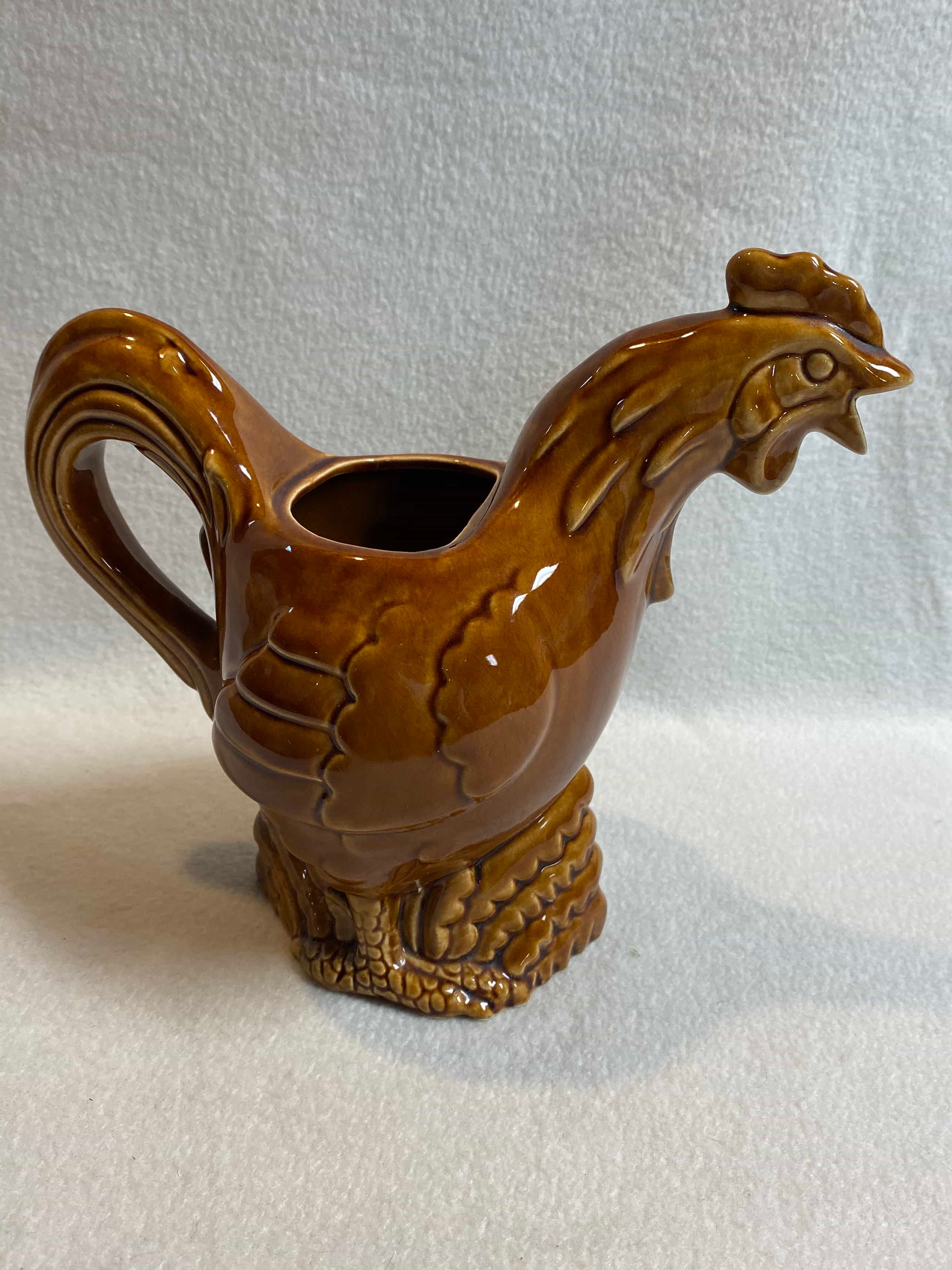 Vintage Arthur Wood Brown Ironstone Rooster Pitcher DCG358 - Etsy Singapore