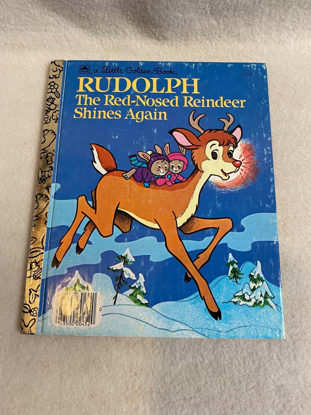 Vintage Little Golden Book (1982) - 'rudolph the Red-nosed Reindeer ...