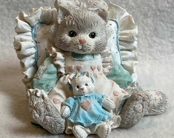 Calico Kittens - 'friends Are Cuddles of Love' - Kitty With Pillow and ...