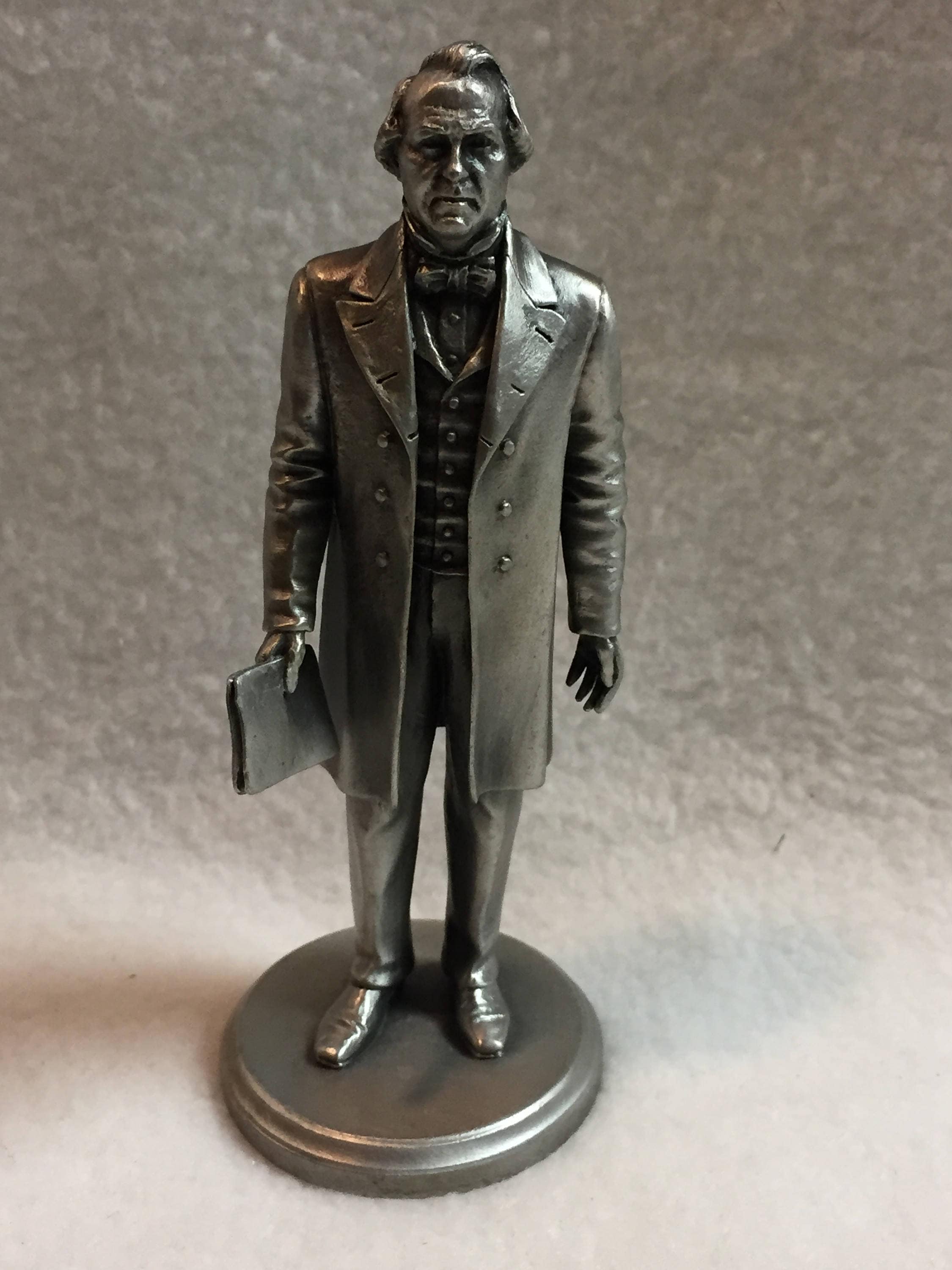 Lance Pewter Figurine US President Andrew Johnson 1865 | Etsy