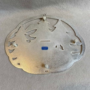 Vintage William A Rogers (oneida) Silverplate Holiday Swan Trivet - in ...