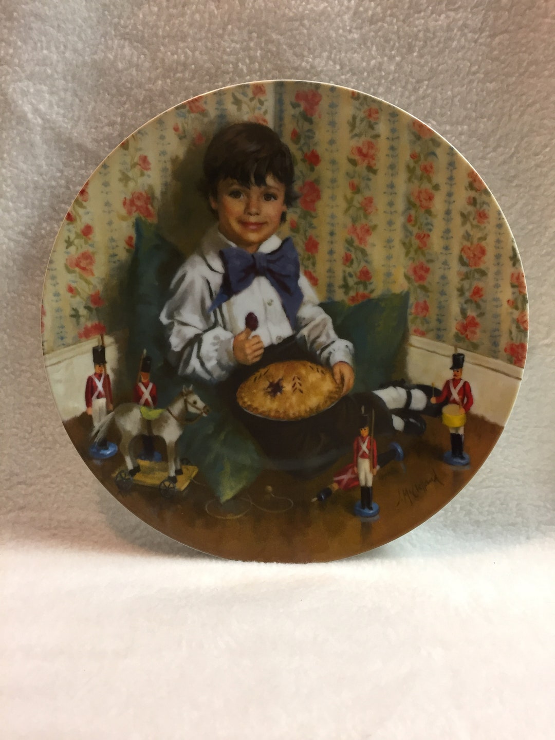 Reco Mother Goose Plate Collection 'little Jack Horner' PLT336 - Etsy