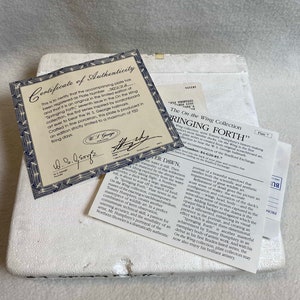 W.L George on the Wing Duck Collector Plate - 'springing Forth ...