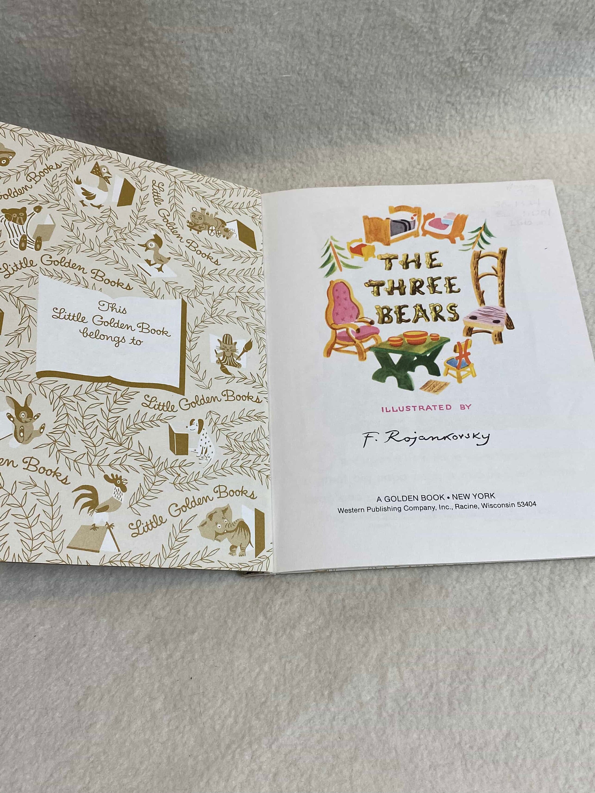 Vintage Little Golden Book 1976 'the Three Bears' - Etsy