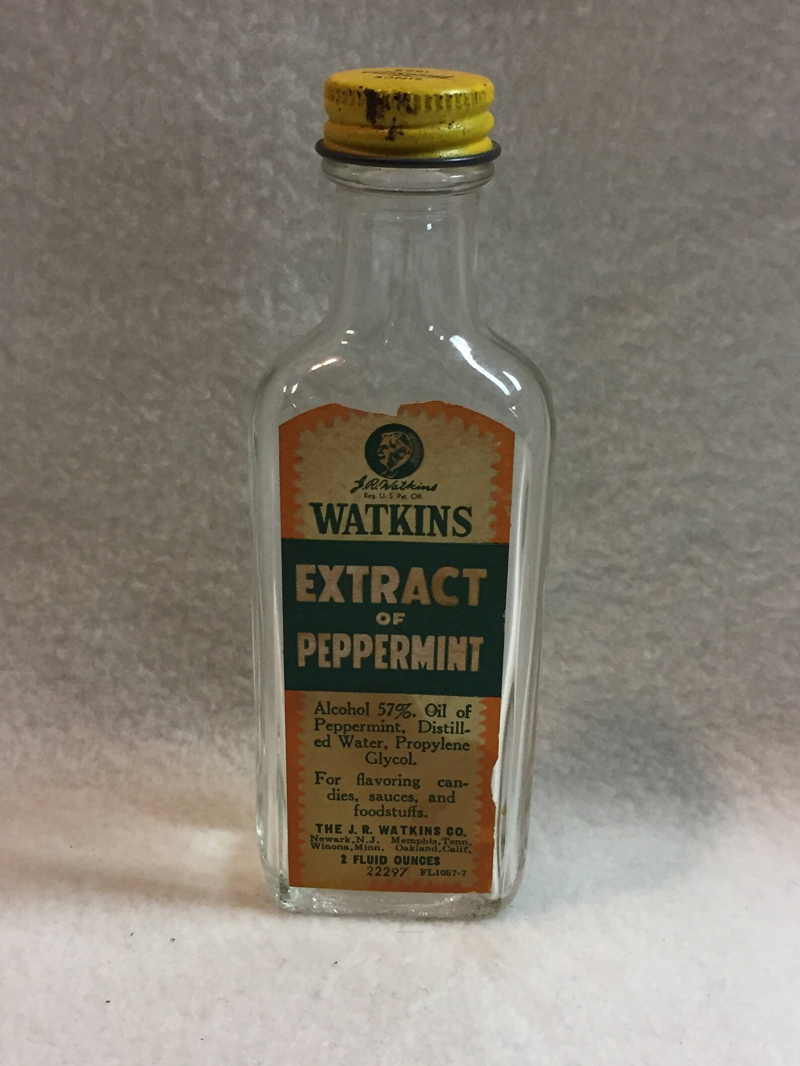Vintage J.R. Watkins 2 Oz Extract of Peppermint Bottle for - Etsy