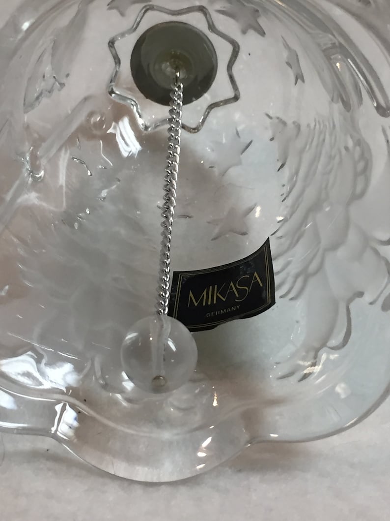 Mikasa (germany) Clear/frosted St. Nicholas With Sleigh and Trees ...