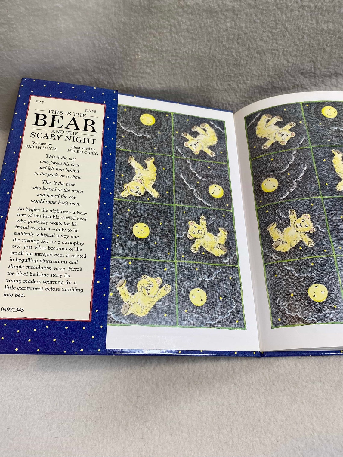 Vintage Children's Book (1992) - 'this is the Bear and the Scary Night ...
