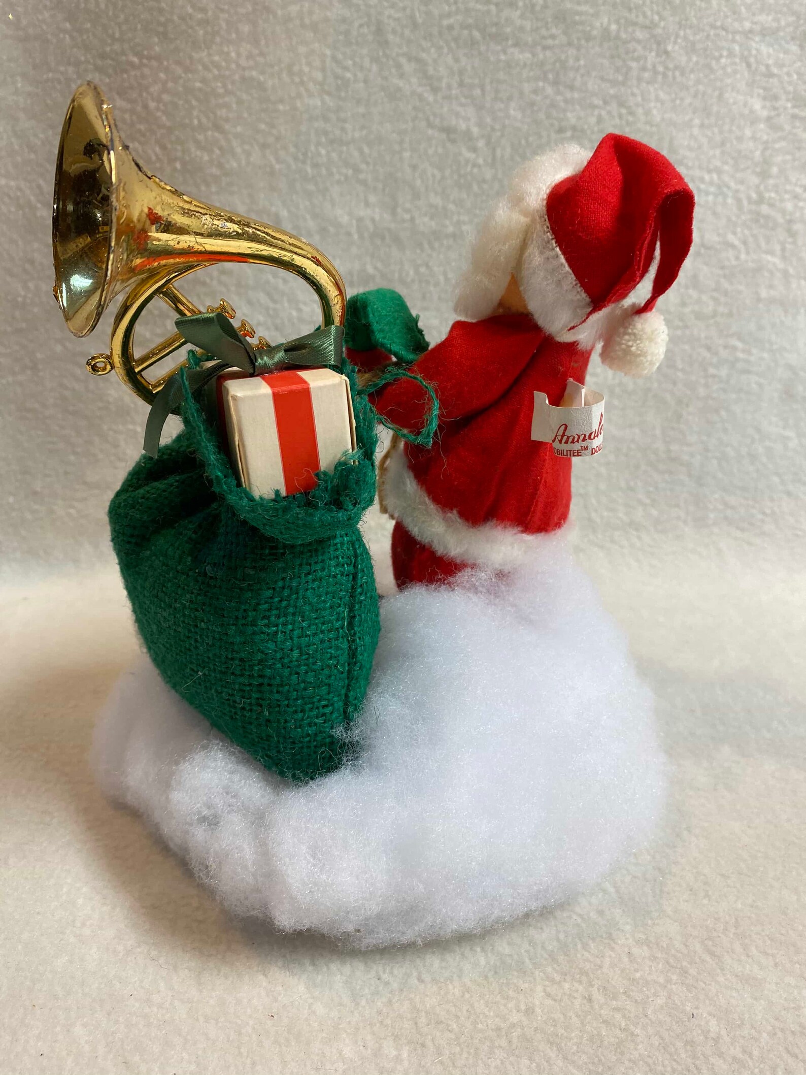 Annalee Dolls Santa With Toy Bag and Horn 1967 AL124 - Etsy