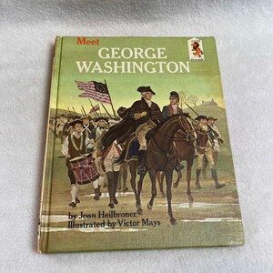 Vintage Children's Book (1964) - 'meet George Washington' (#BK513) - Etsy