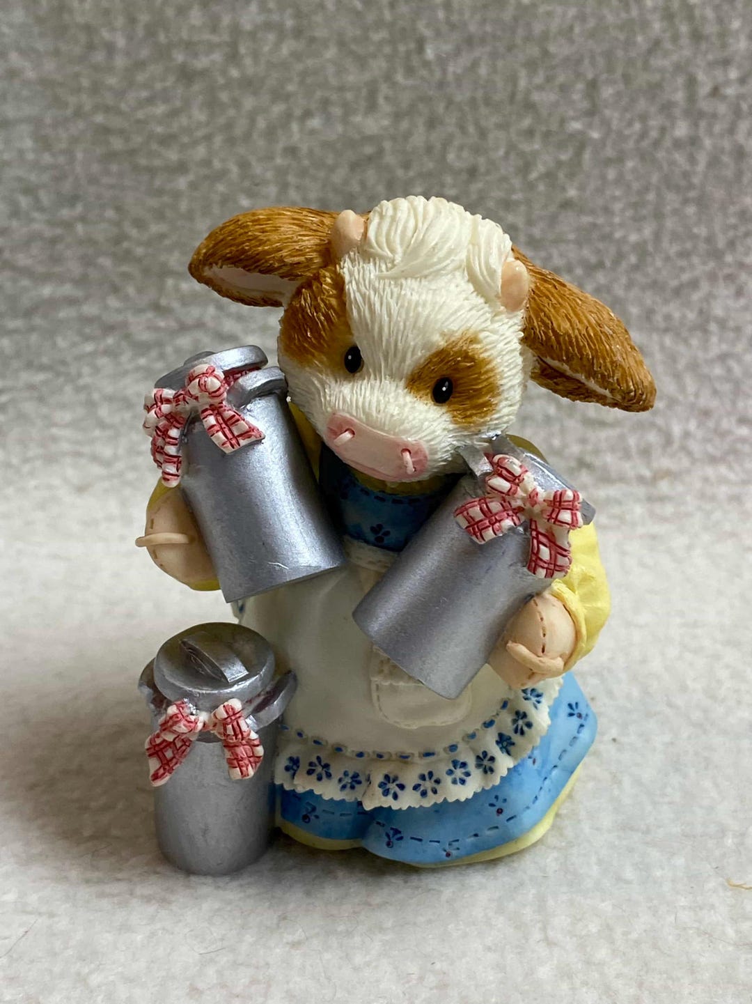 Mary's Moo Moos Figurine - Cow With Milk Cans - 'you're an Udder ...