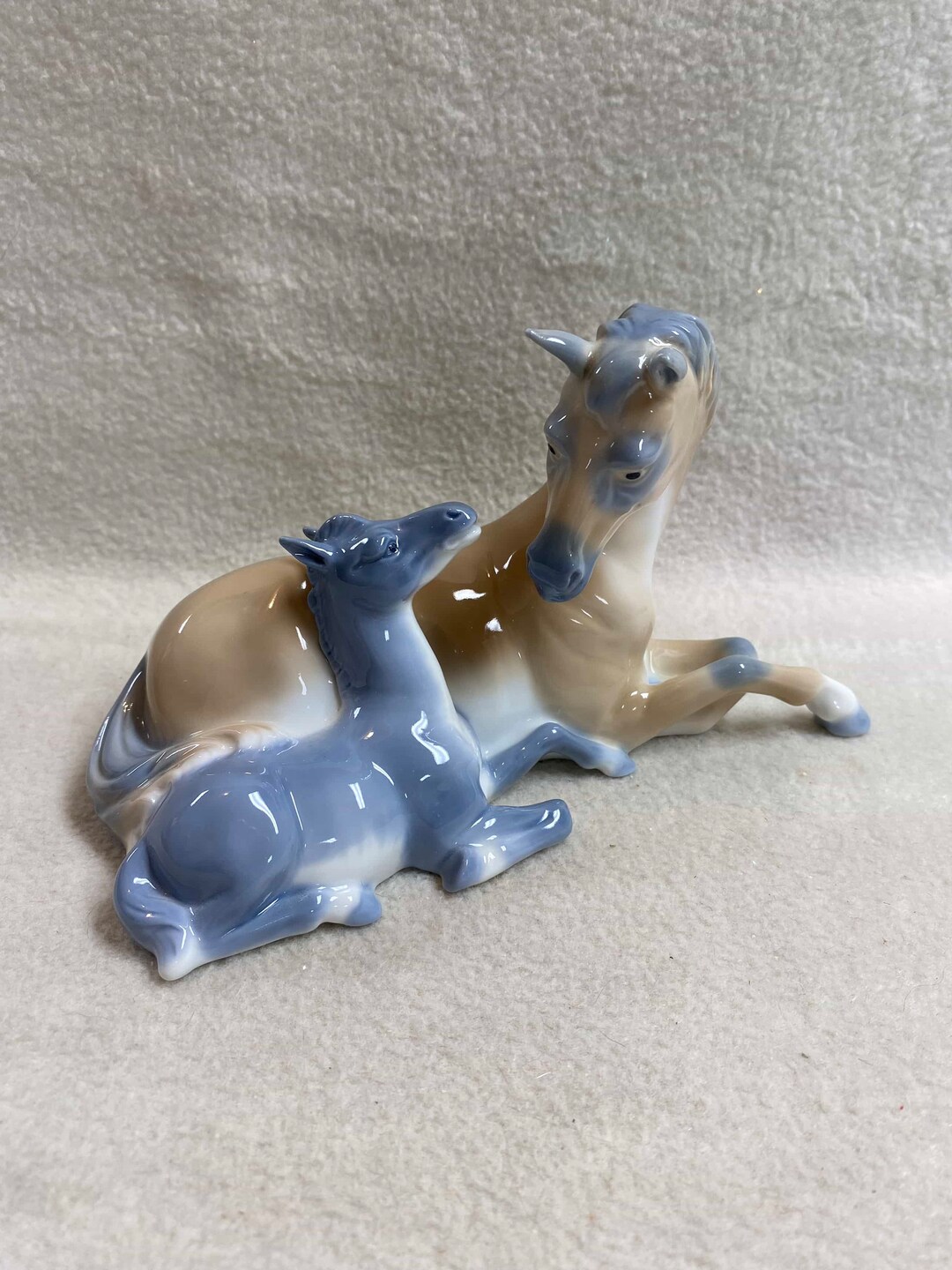 Vintage Franklin Mint Horse and Colt Figurine 'tenderness' FIG1345 - Etsy