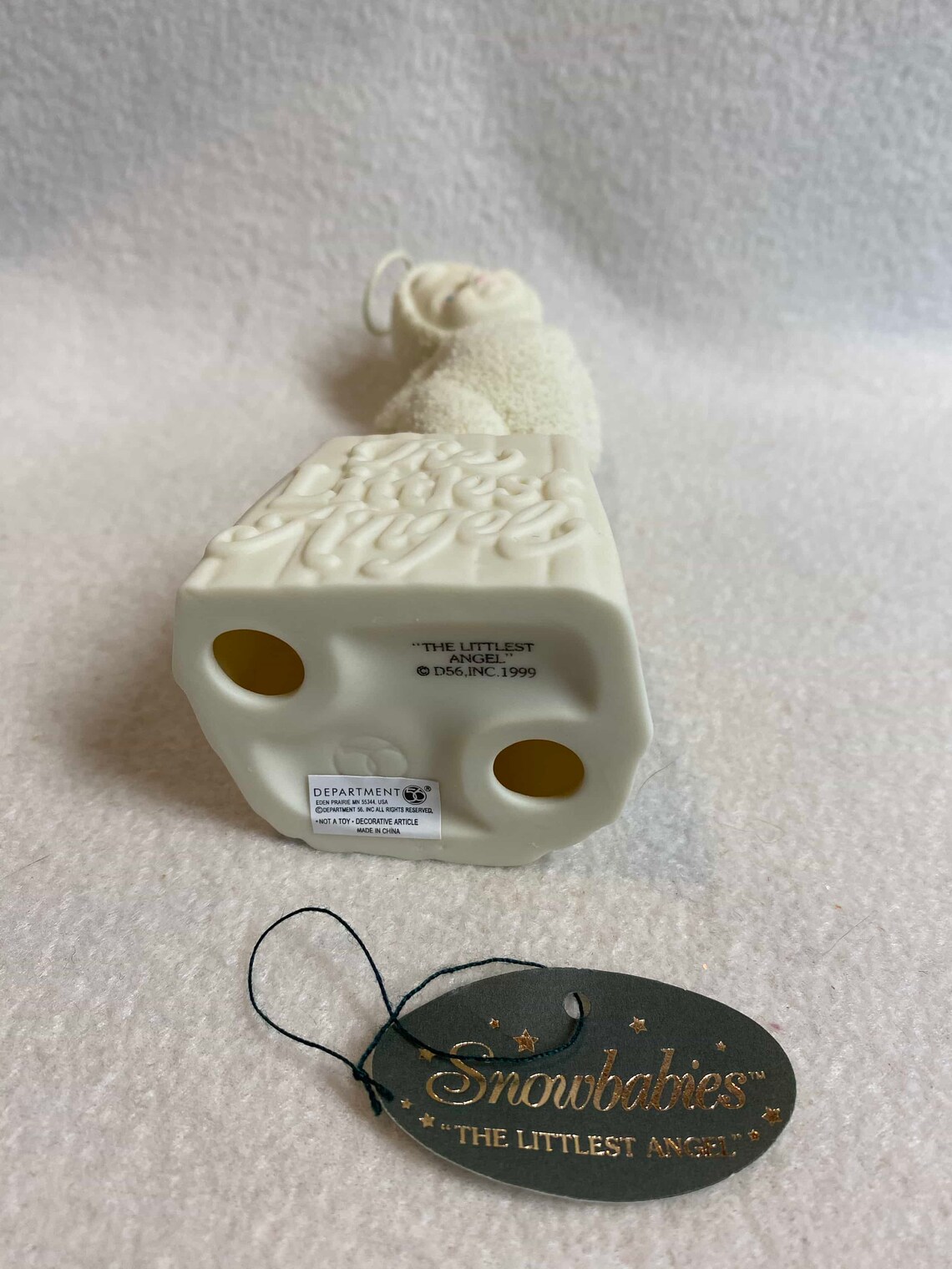 Snowbabies 'the Littlest Angel' on a Pedestal | Etsy