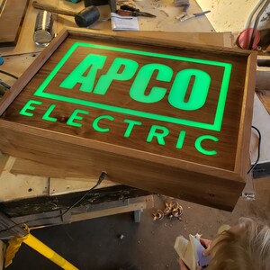 Custom Led/hardwood Signs - Etsy