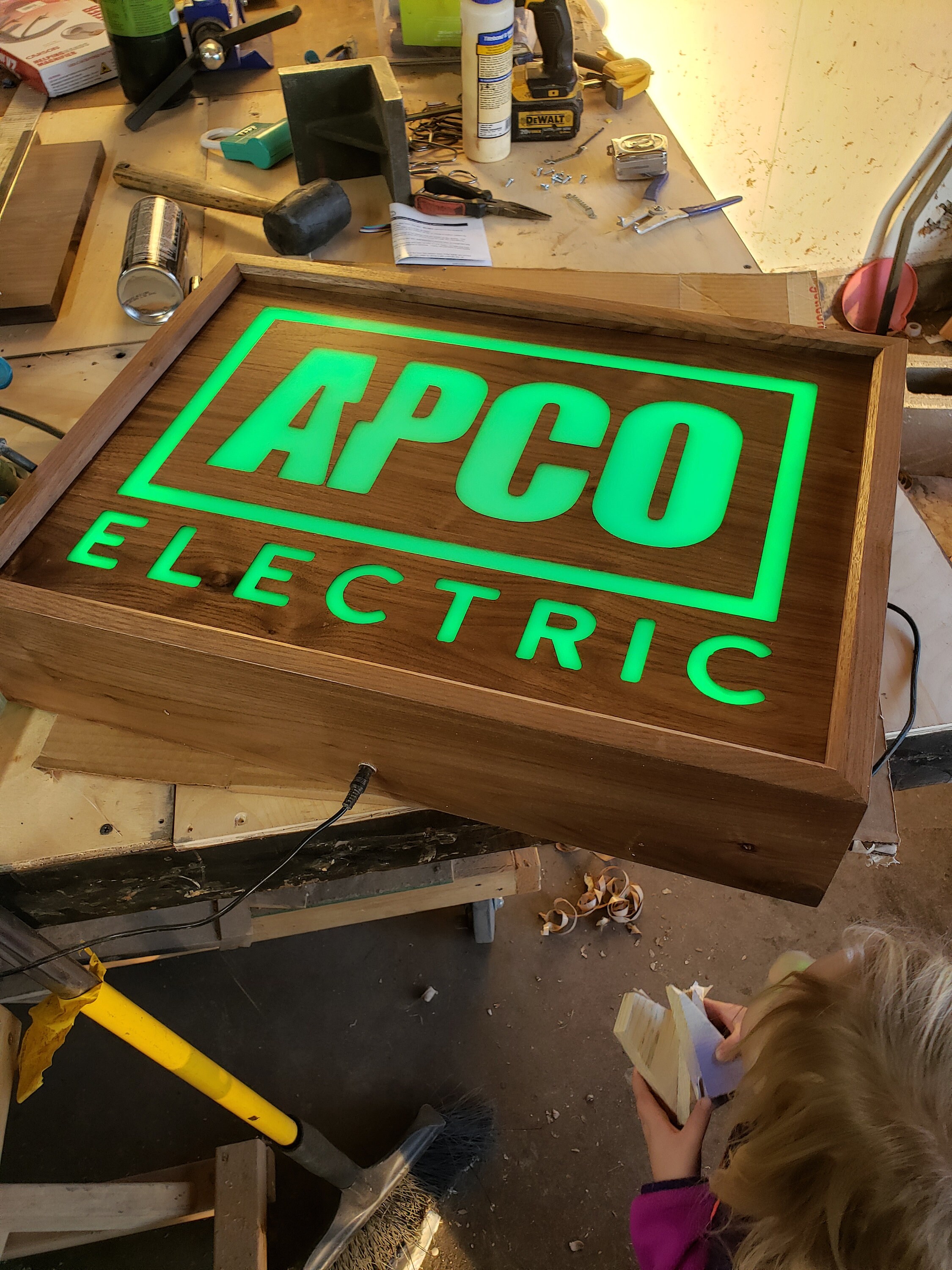 Custom Led/hardwood Signs - Etsy