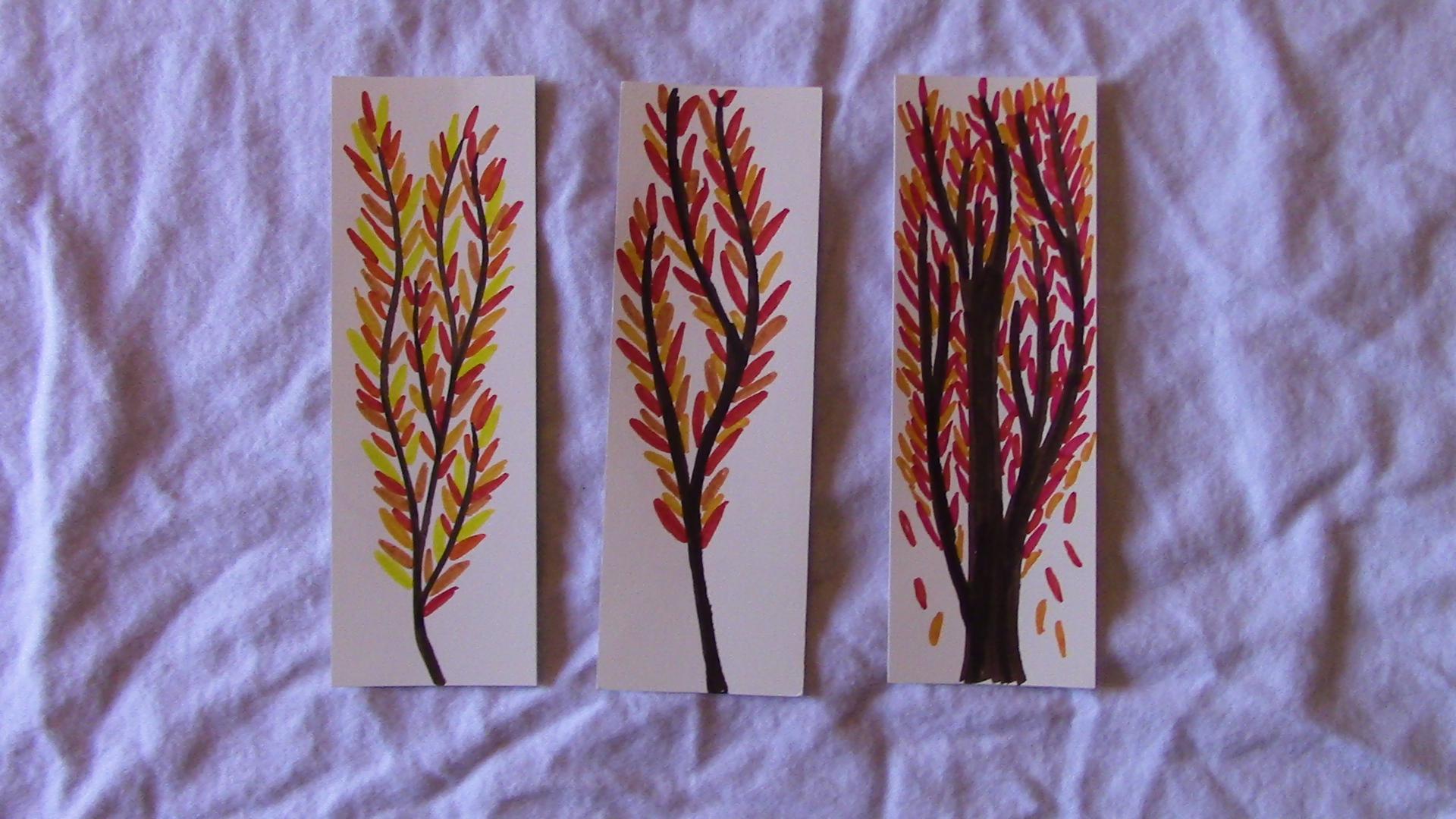 Hand-drawn Bookmarks With Nature and Abstract Themes. (set of 3) - Etsy
