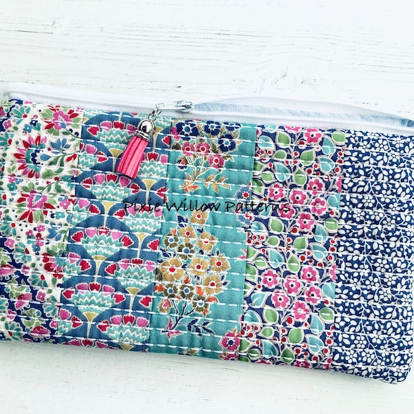 Quilted Pouch Pattern - Etsy