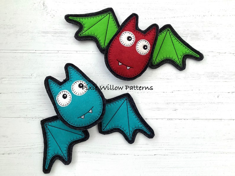 ITH Bat Pattern. in the Hoop Machine Embroidery Design of a - Etsy UK