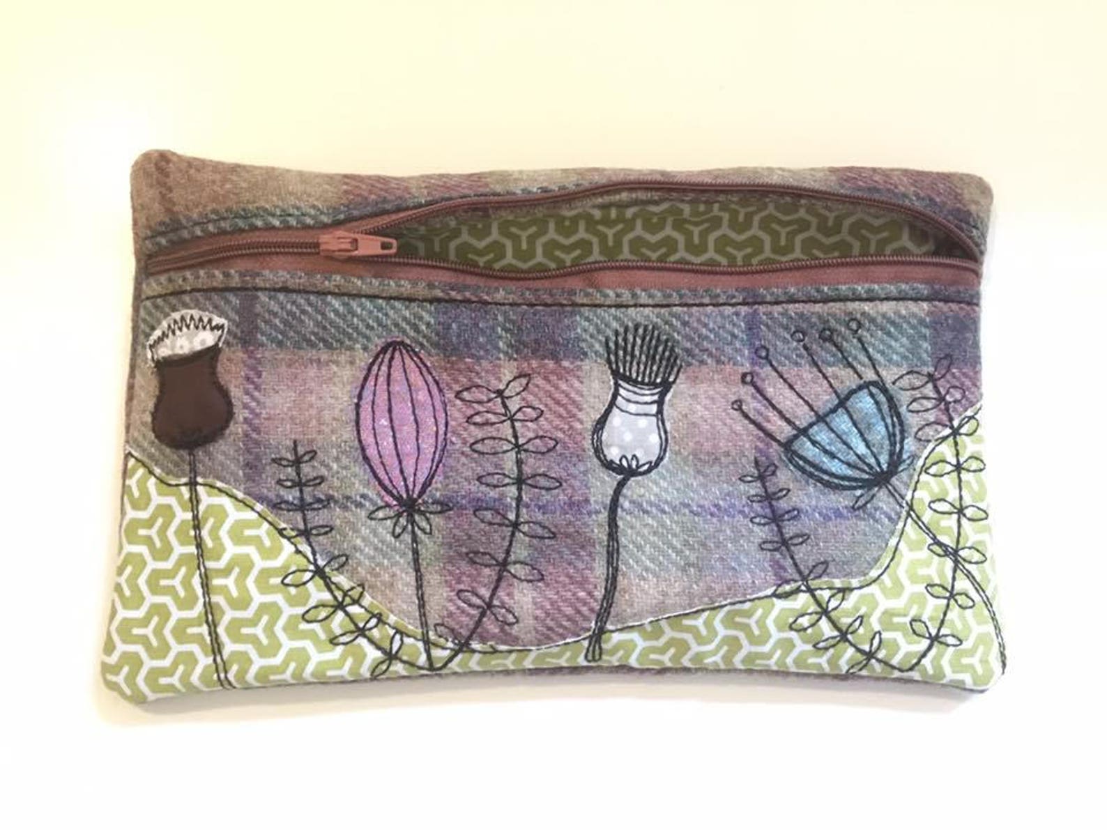 ITH Bag / Pouch. In-the-hoop Zipper Bag From the beach | Etsy Australia