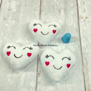 ITH Heart Stuffie, Machine Embroidery Pattern (for 4x4, 5x7, 6x10 ...