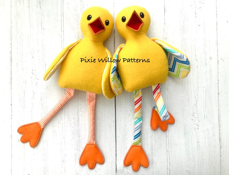 ITH Chick Stuffie: Machine Embroidery Pattern (for 6x10 & 8x12 Hoops ...