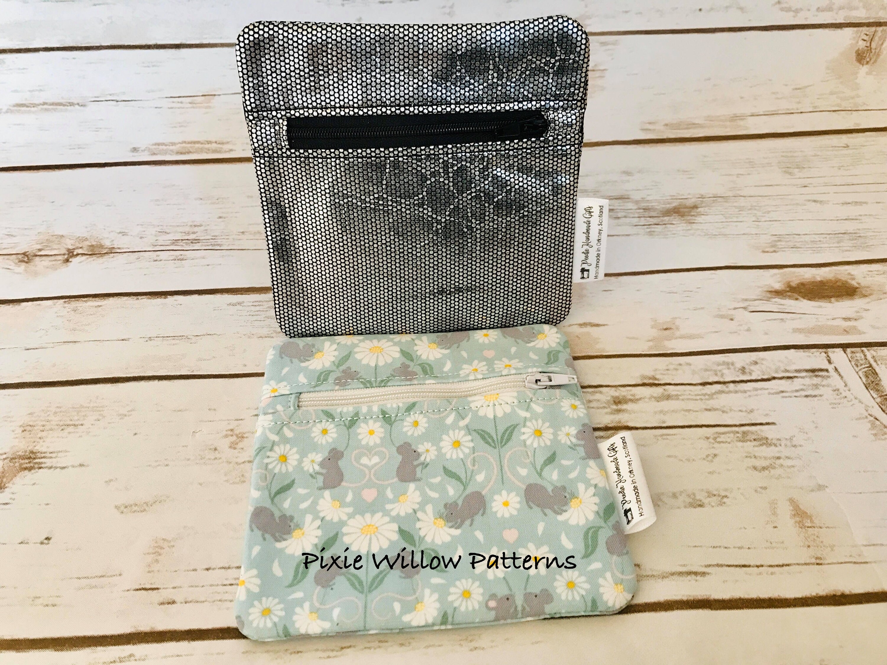 ITH Zipper Bag. Fully Lined Square Bag With Tab Tops in 4 Sizes. in the ...