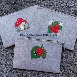 In the Hoop Pin Cushion Pattern. Set of 3 Embroidery Machine Pin ...