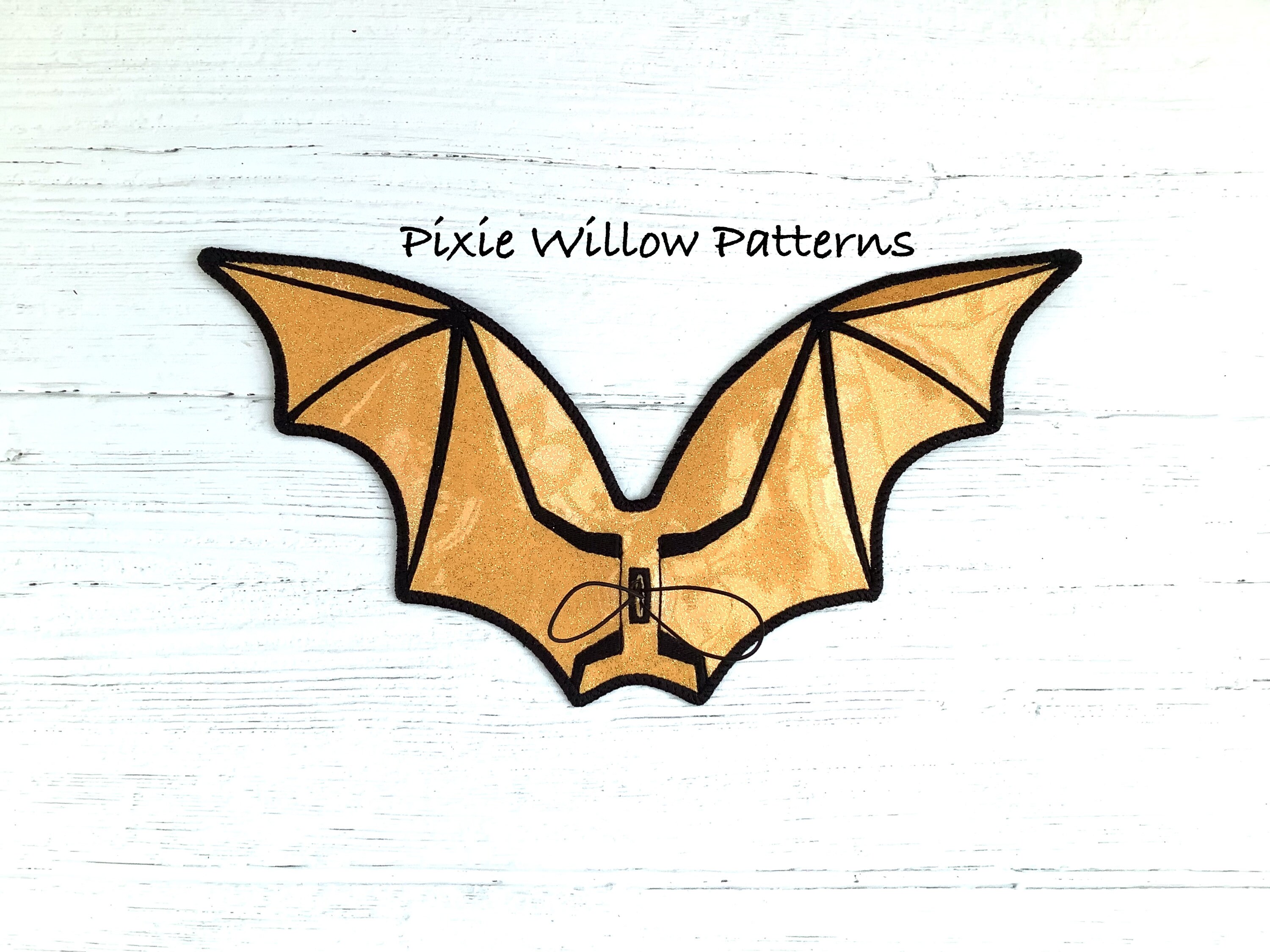 ITH Bat Wings Machine Embroidery Pattern for 5x7 and 9x12 Hoops. - Etsy
