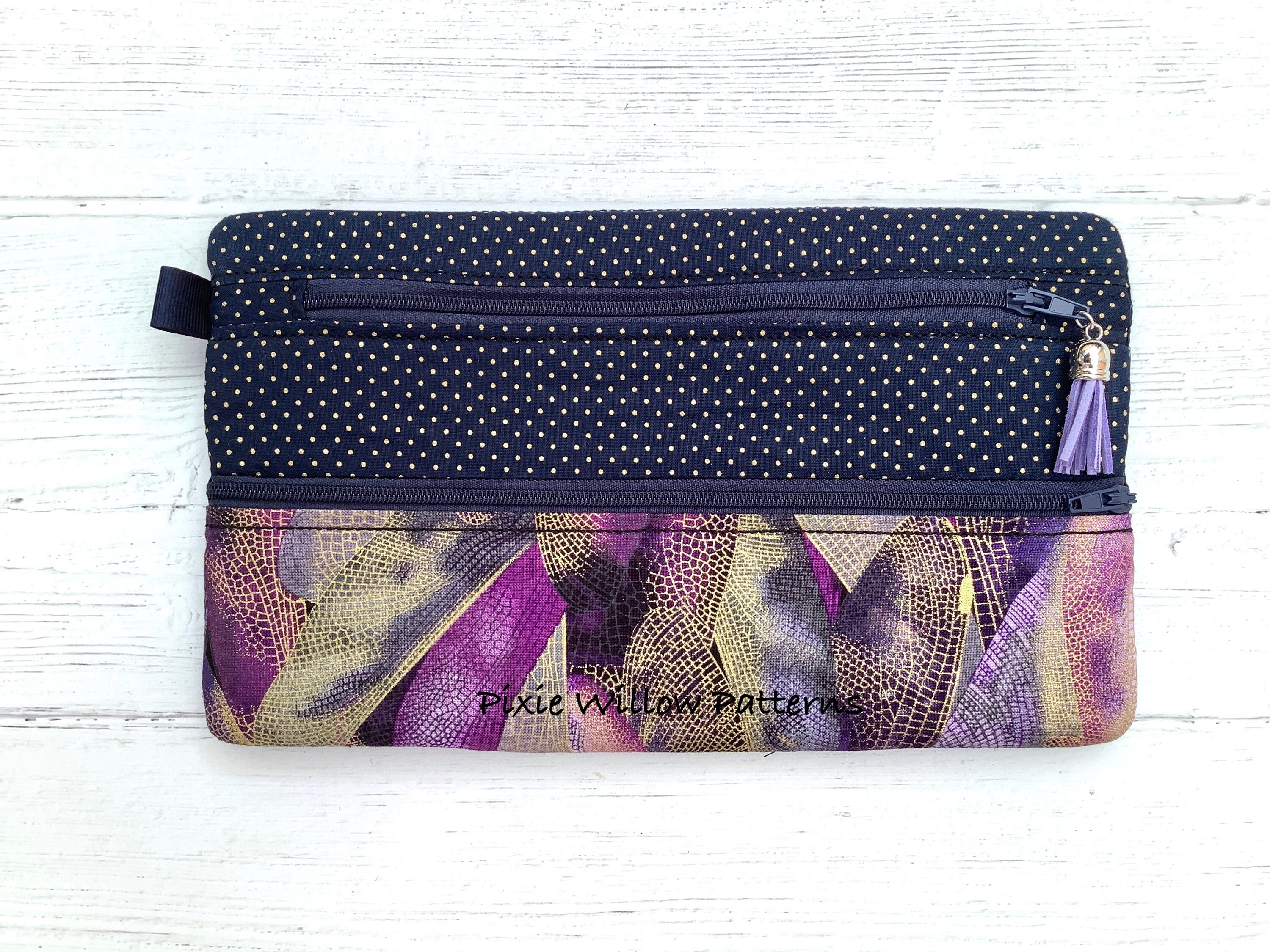 In the Hoop Double Front Pocket Zipper Bag Design. ITH Bag for - Etsy UK