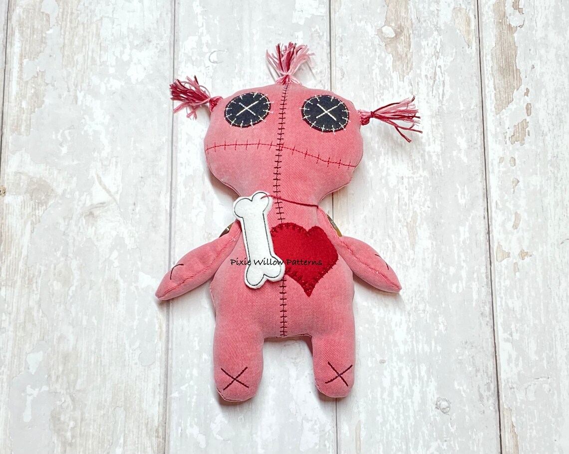 ITH Voodoo Doll Stuffie / in the Hoop Double-sided Zombie Doll - Etsy