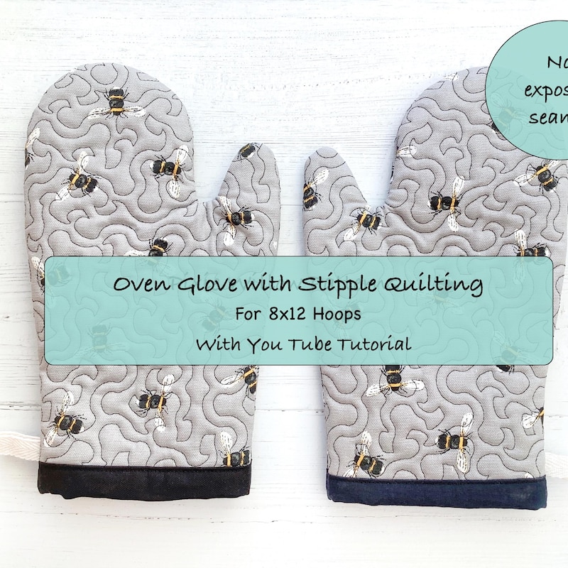 Embroidery Ith Oven Mitt - Etsy