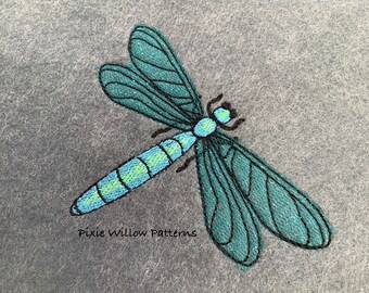 Applique Dragonfly Pattern - Etsy