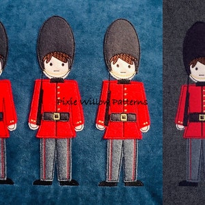 London Guard Applique: Machine Embroidery Design for 8x8 Hoops. - Etsy