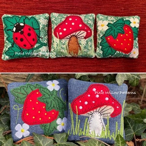 In the Hoop Pin Cushion Pattern. Set of 3 Embroidery Machine Pin ...