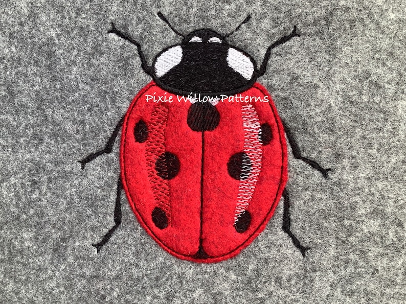 Ladybug Applique. Machine Embroidery Design, for 5x7 Hoops - Etsy