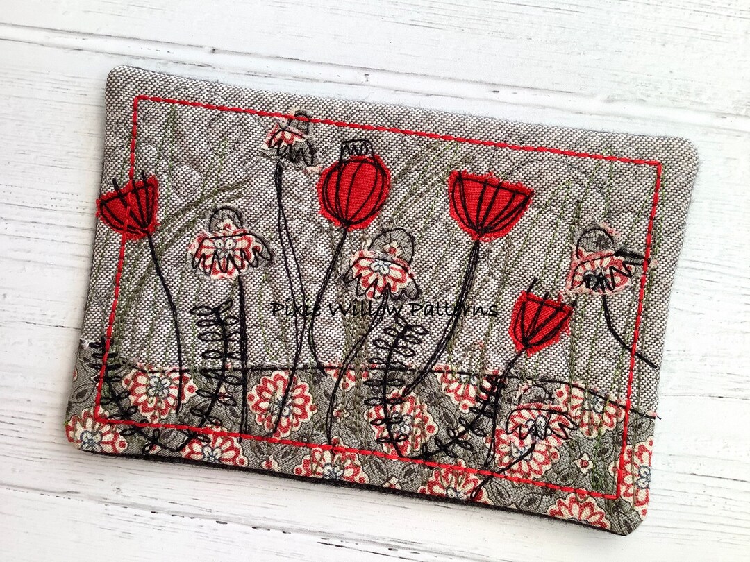 ITH Mug Rug. Machine Embroidery Grass Scene Design for 5x7 Hoops. - Etsy