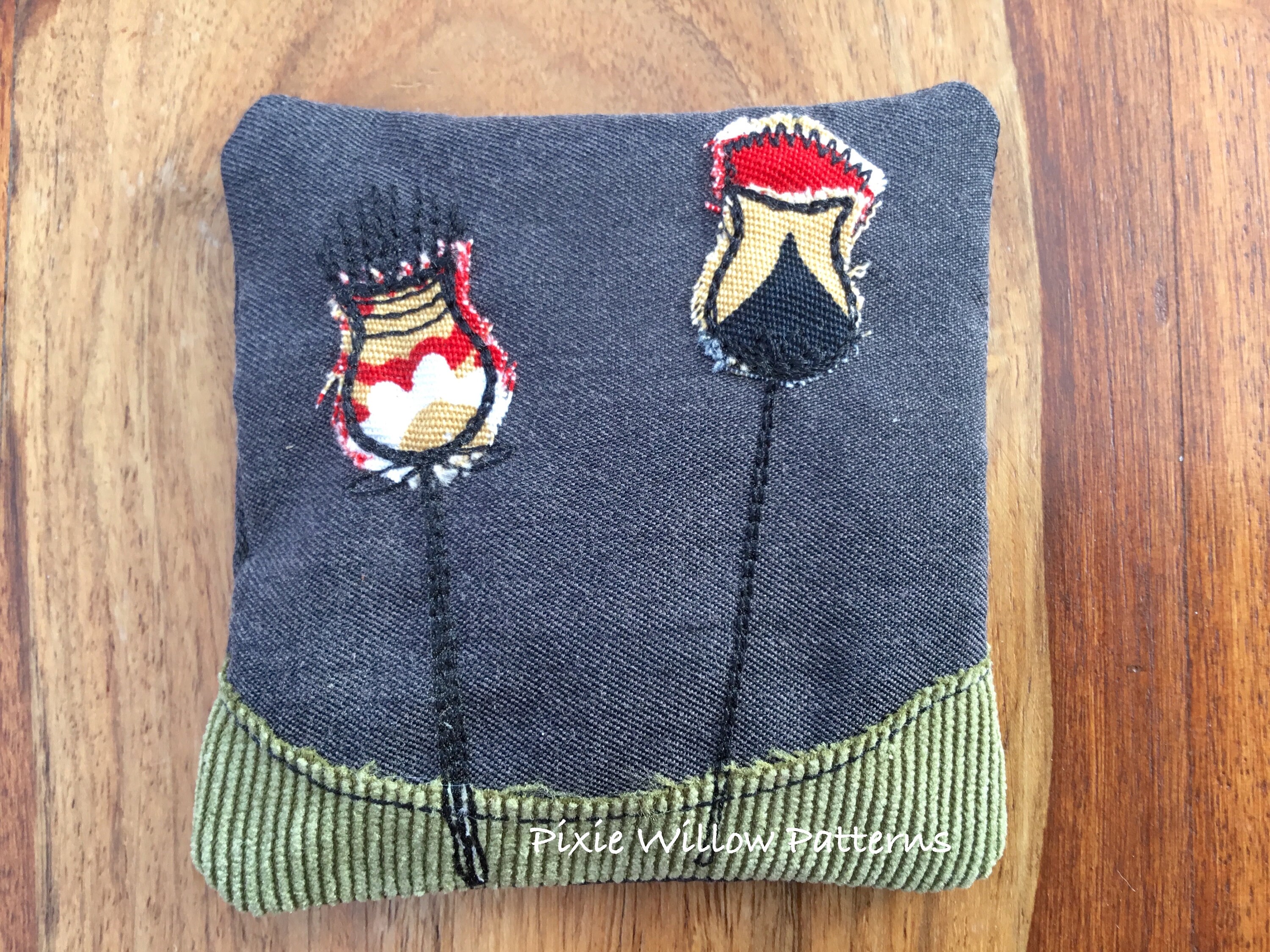 ITH Beach Flowers 1 & 2 in the Hoop Pin Cushion Pattern 4x4 | Etsy