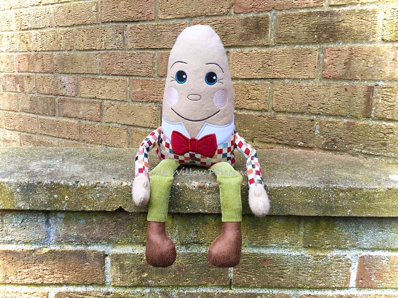 ITH Humpty Dumpty Doll. in the Hoop Stuffie Pattern for 5x7 - Etsy UK