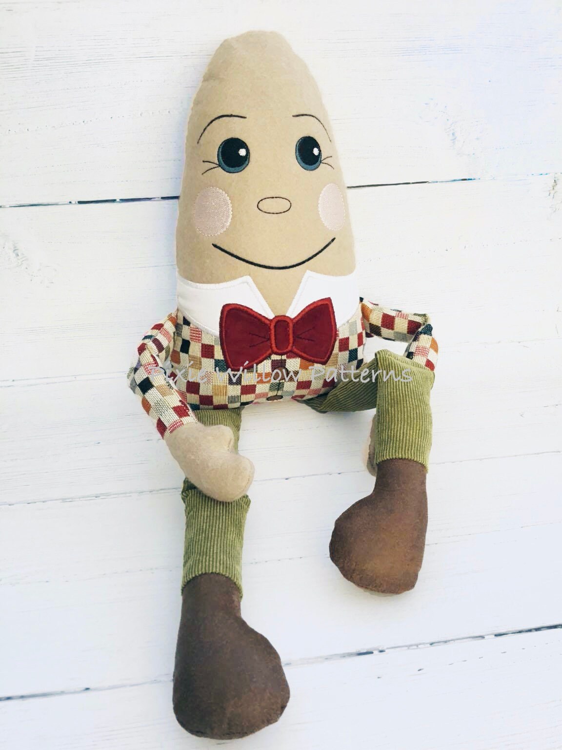 ITH Humpty Dumpty Doll. in the Hoop Stuffie Pattern for 5x7 | Etsy UK