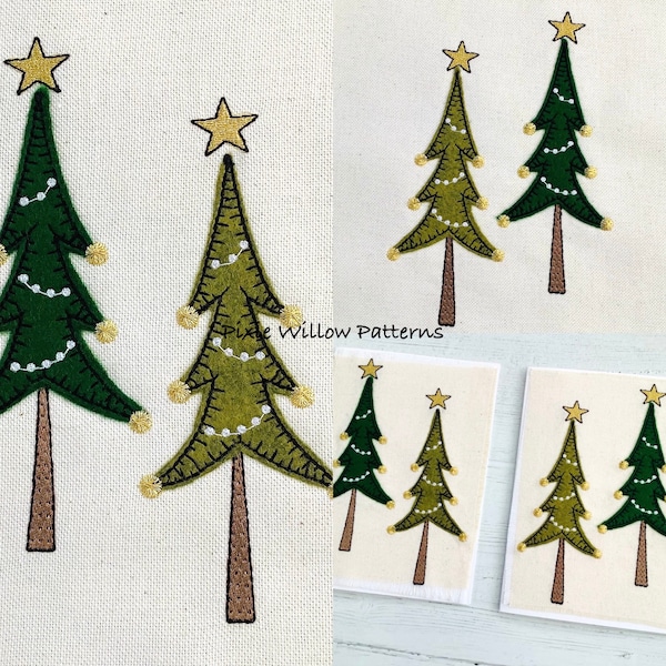 Tree Applique - Etsy